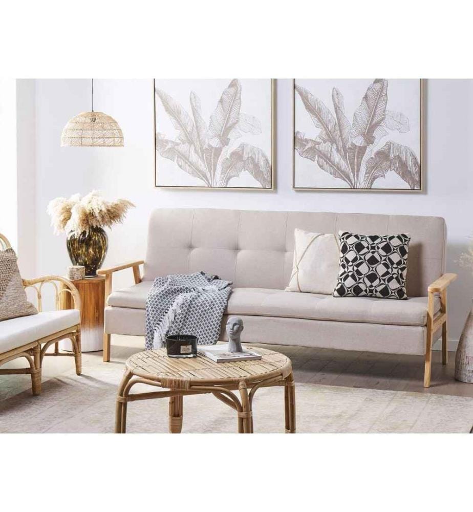 Elegantes Sofa Skandinavisch Schlaffunktion Ebenbild